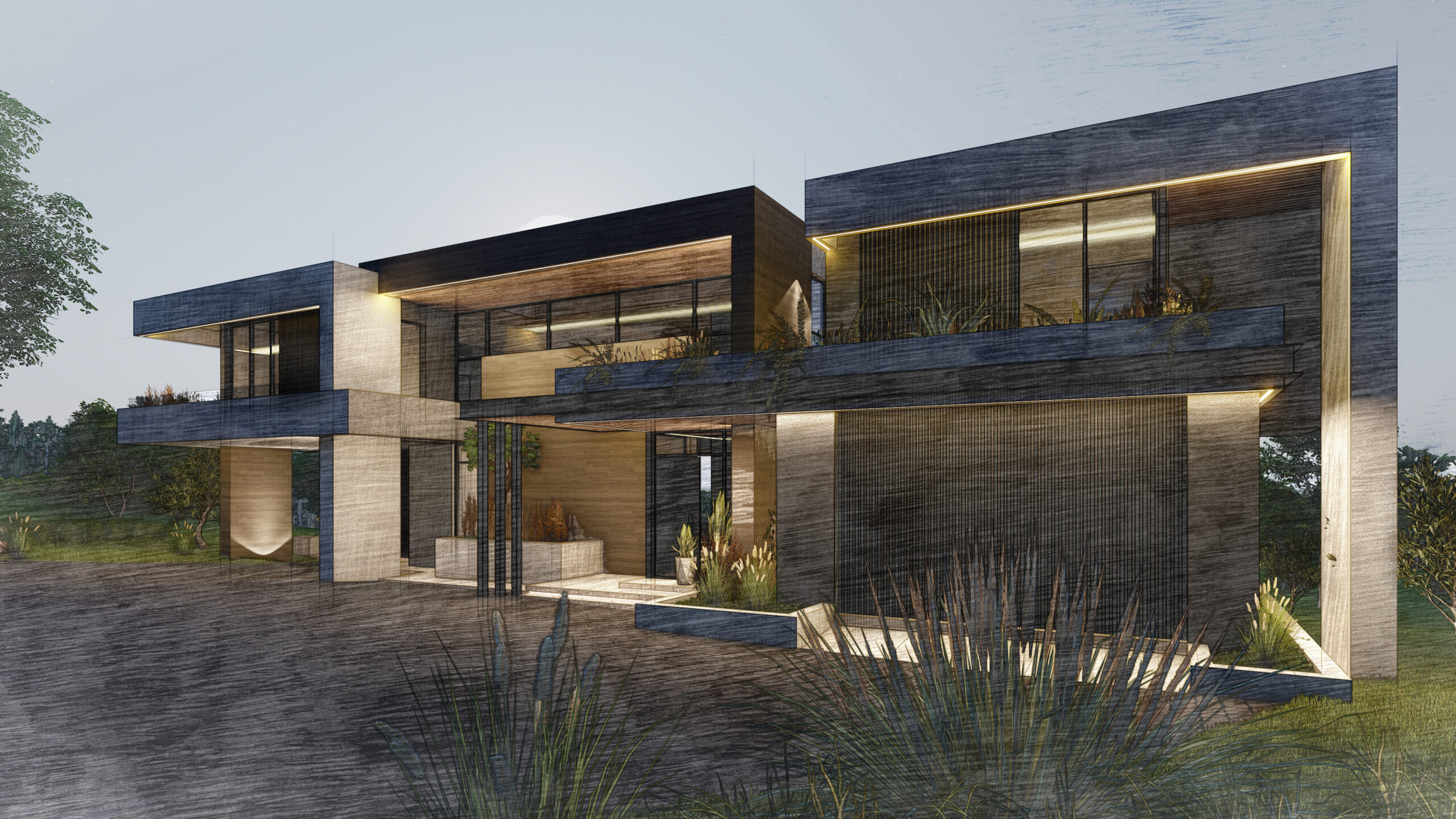 Cape Town Ten Line Architecture