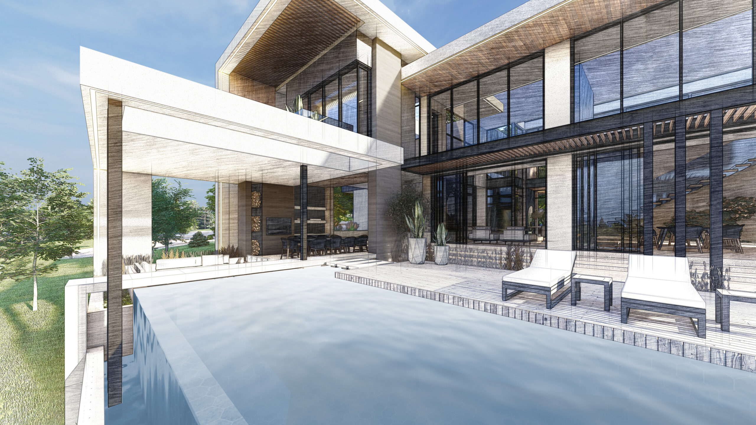 Cape Town Ten Line Architecture